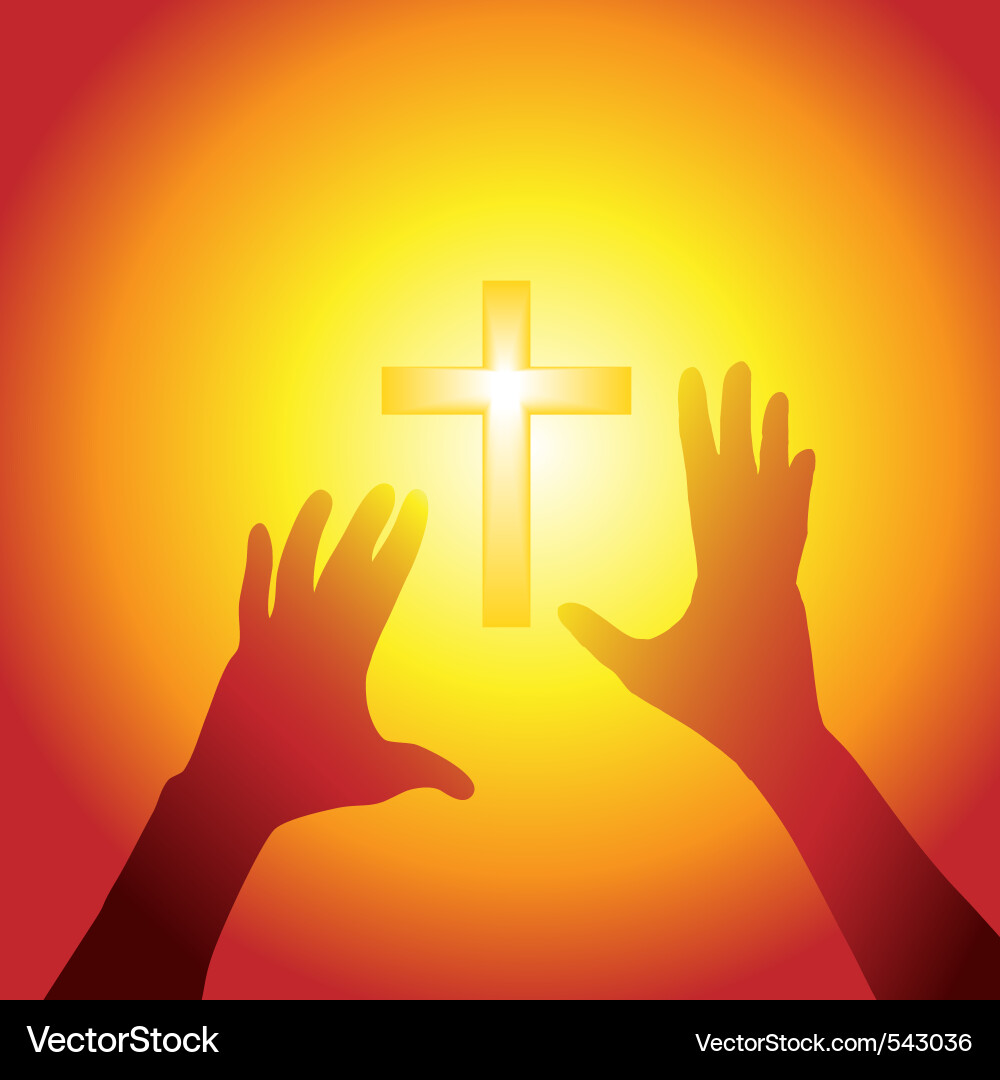 Religion silhouette Royalty Free Vector Image - VectorStock