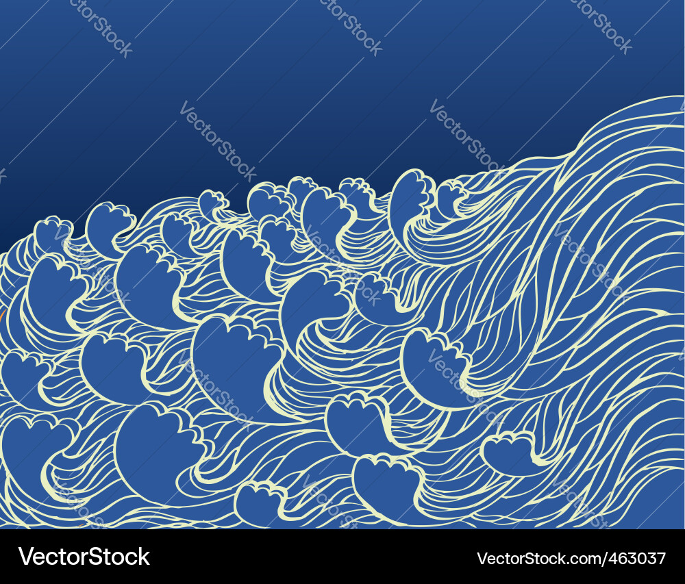 Waves Royalty Free Vector Image - VectorStock