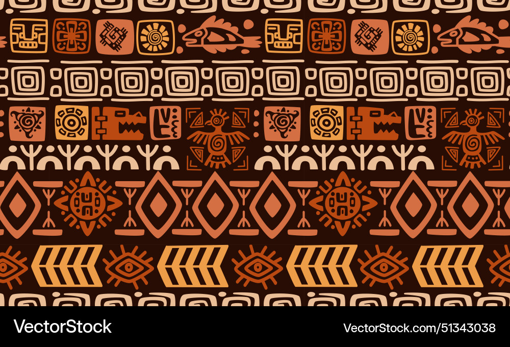 Tribal Ethnic Pattern Royalty Free Vector Image