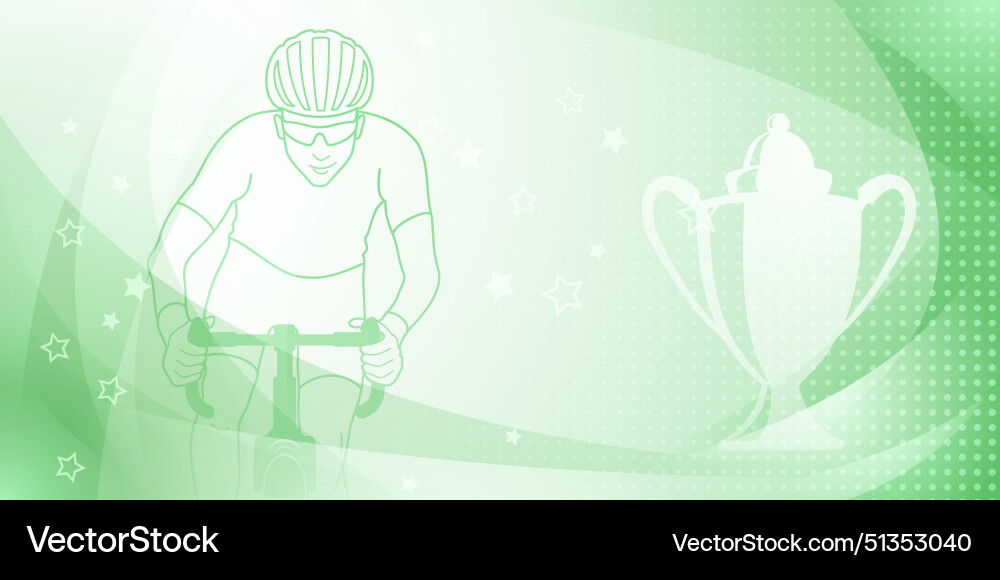 Cycling themed background Royalty Free Vector Image