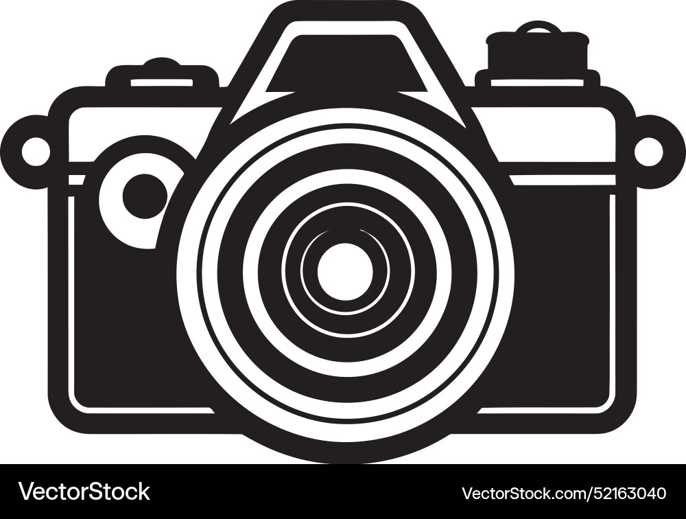 Retro film camera capturing memories Royalty Free Vector