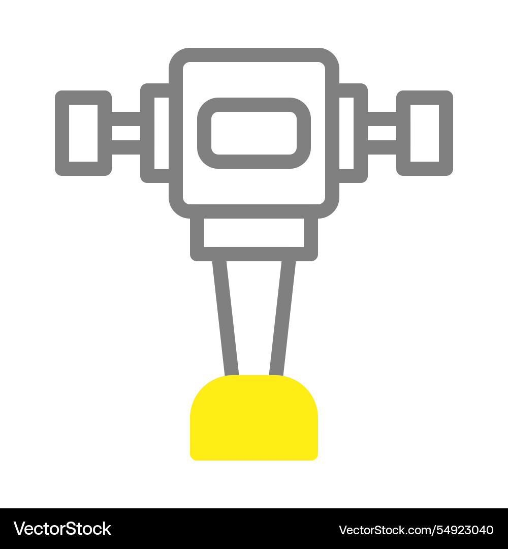 Satellite tracking device concept of space Vector Image