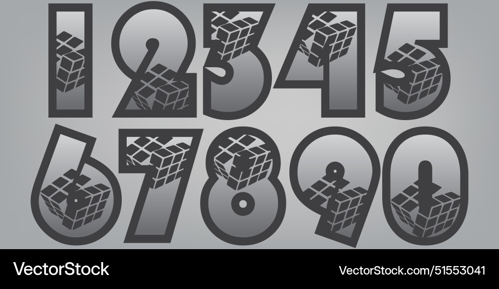 Numbers Royalty Free Vector Image - VectorStock