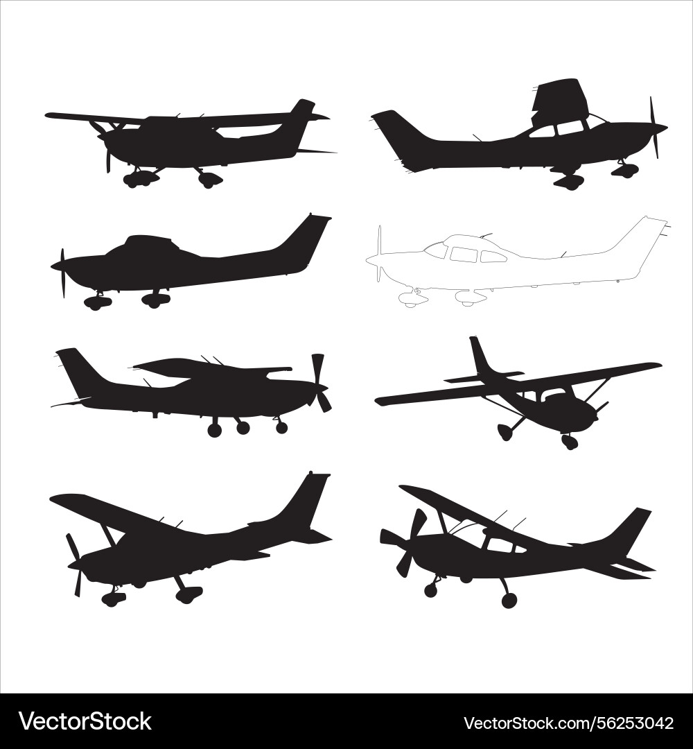 Cessna 182 skylane svg Royalty Free Vector Image