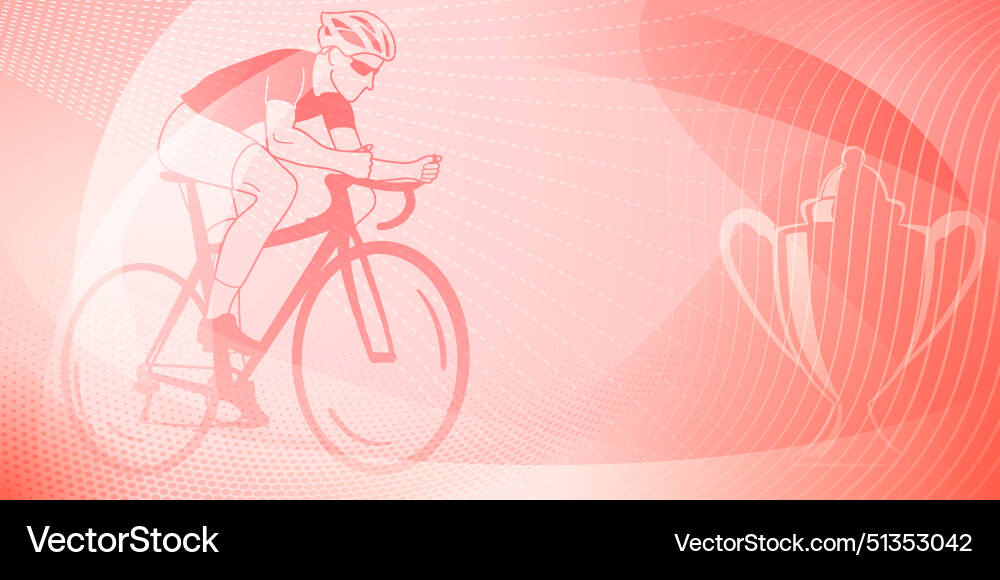 Cycling themed background Royalty Free Vector Image