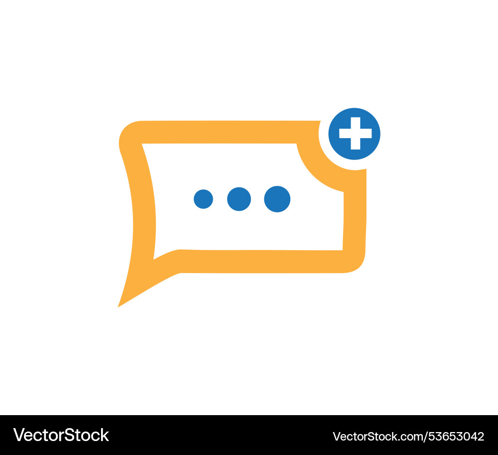 Message logo design Royalty Free Vector Image - VectorStock