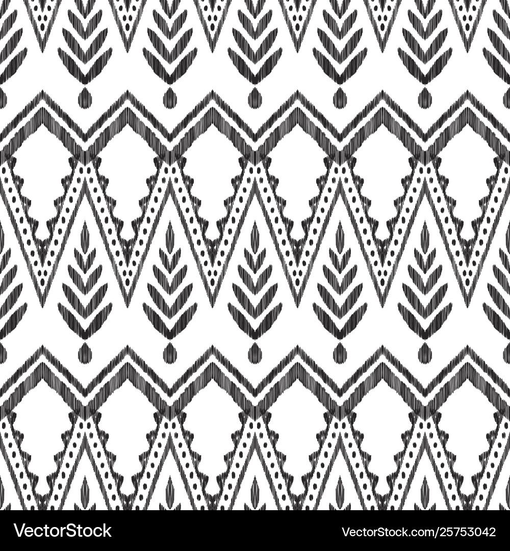 Seamless tribal pattern Royalty Free Vector Image