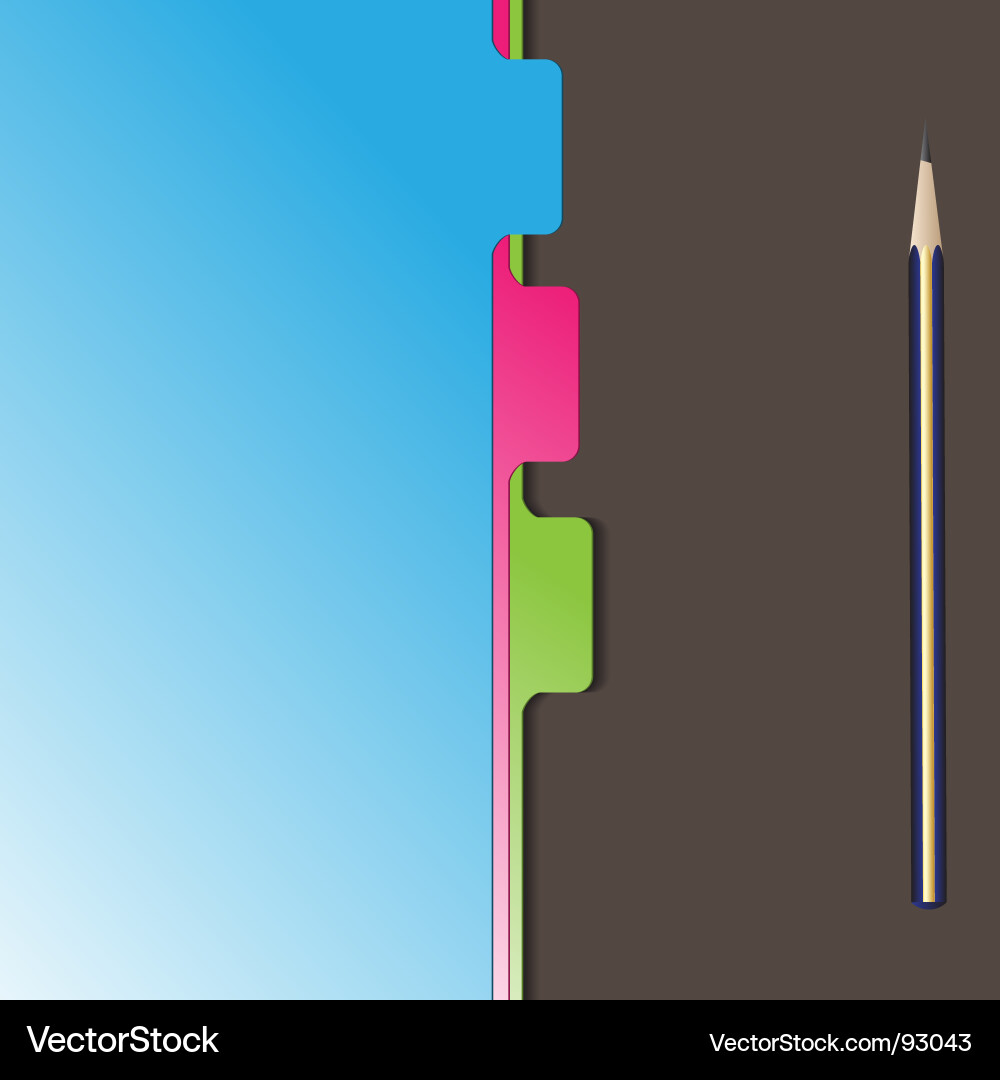 Document separator divider Royalty Free Vector Image