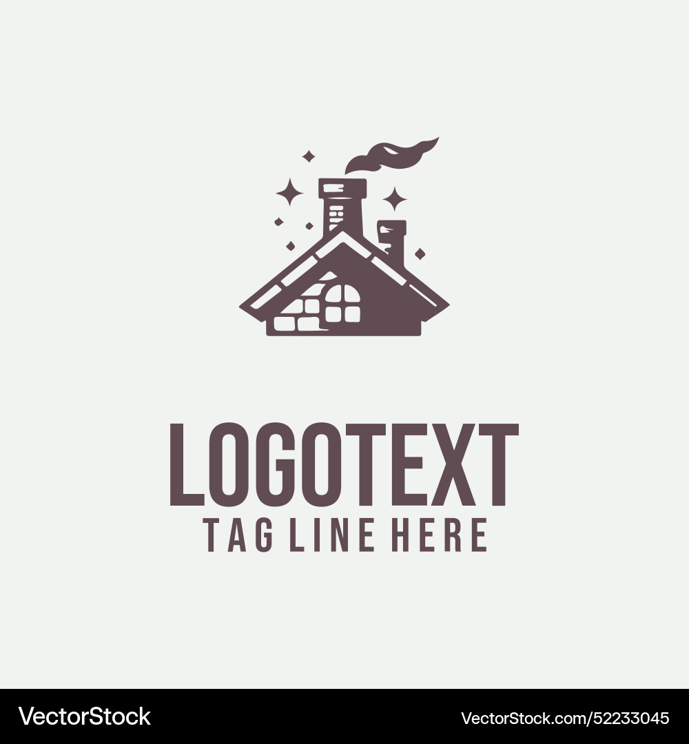 Chimney logo Royalty Free Vector Image - VectorStock
