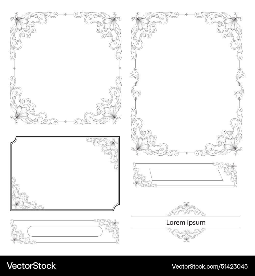 Frame border Royalty Free Vector Image - VectorStock