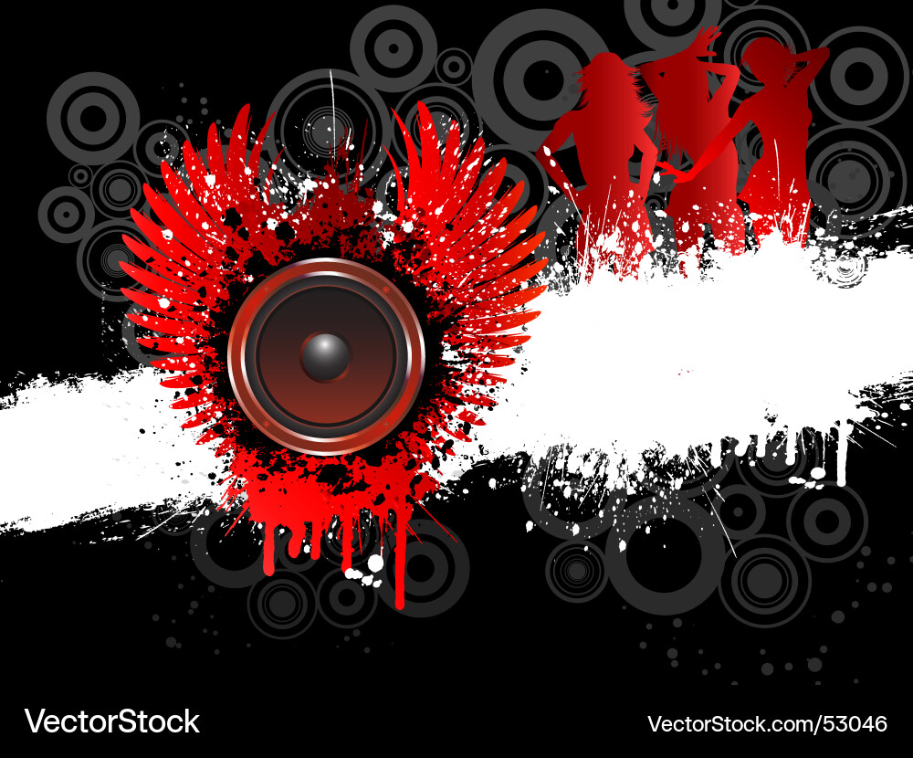 Grunge Music Splash Royalty Free Vector Image - VectorStock