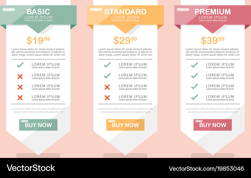 Three banner interface Royalty Free Vector Image