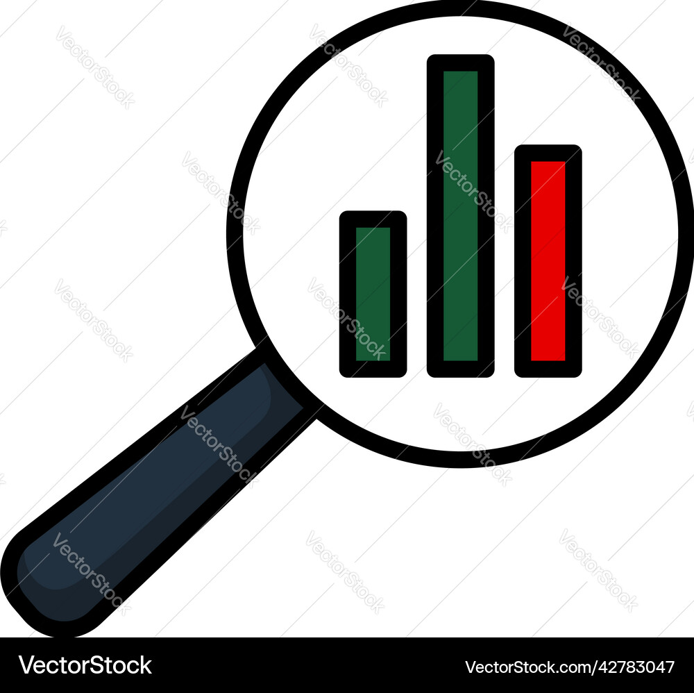 Analytics icon Royalty Free Vector Image - VectorStock