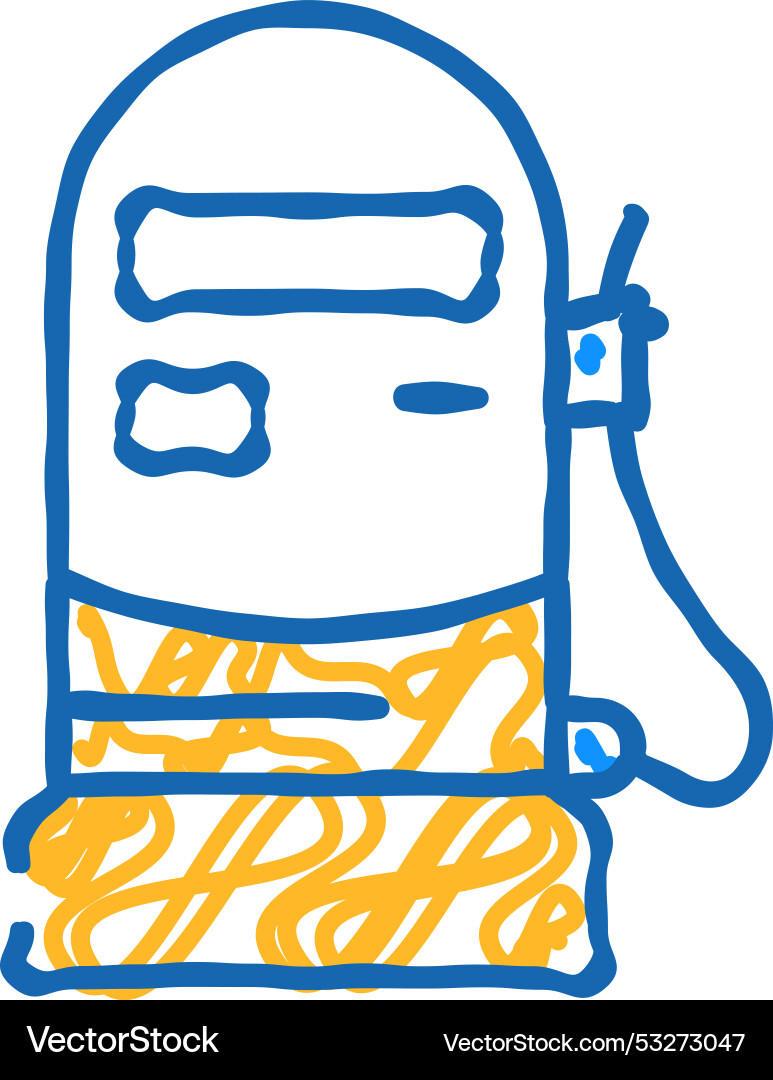 Tankstelle vending machine icon doodle Lizenzfreier Vektor