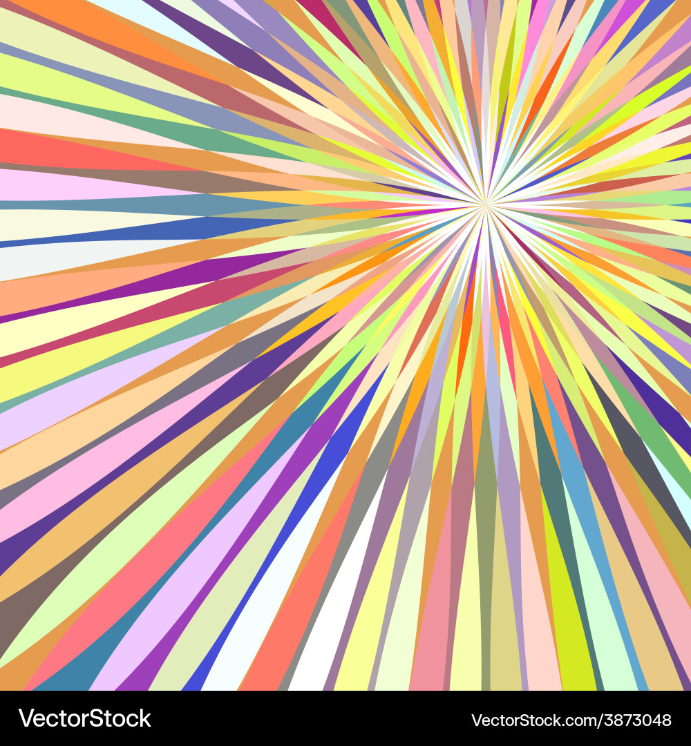 Abstract colorful rays background Royalty Free Vector Image