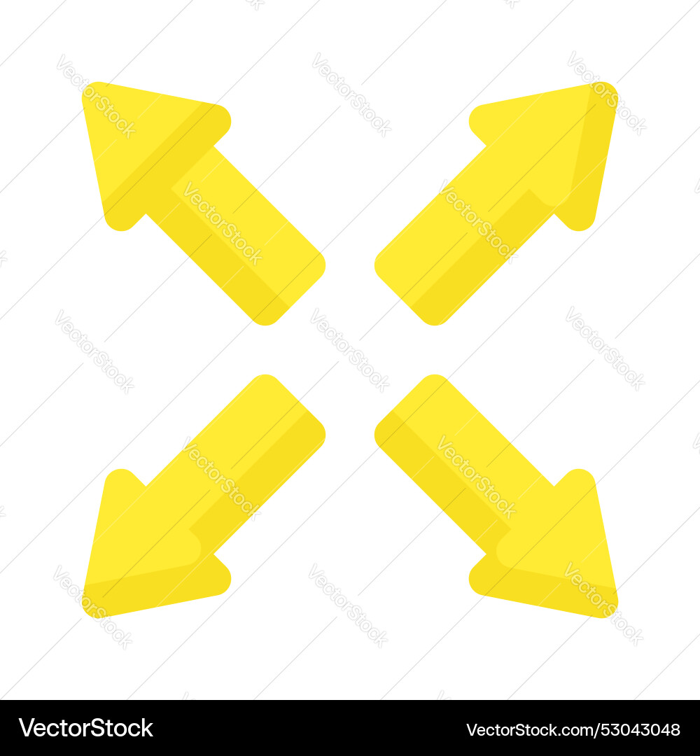 Check this carefully crafted icon of directional Vector Image