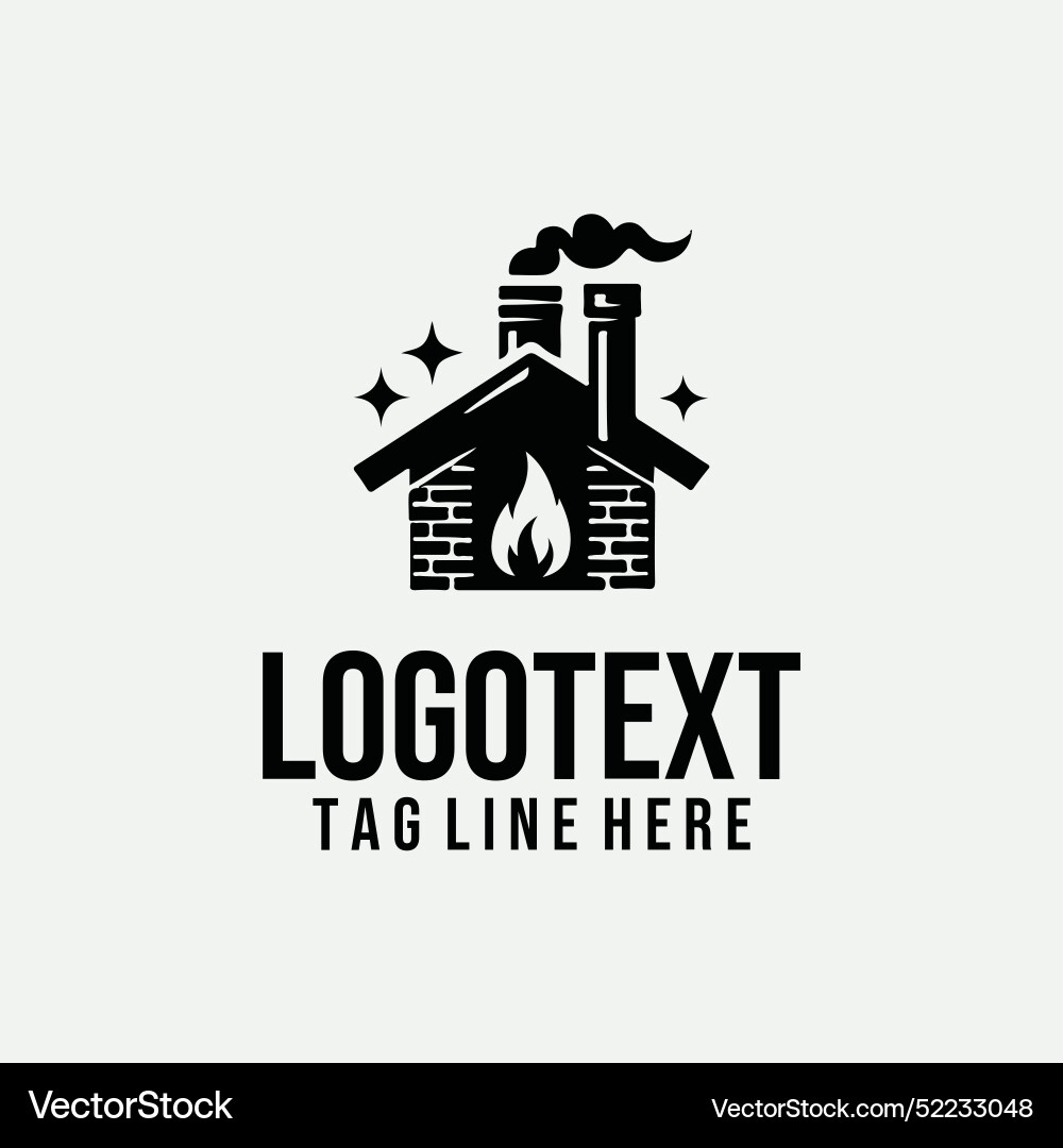 Chimney logo Royalty Free Vector Image - VectorStock