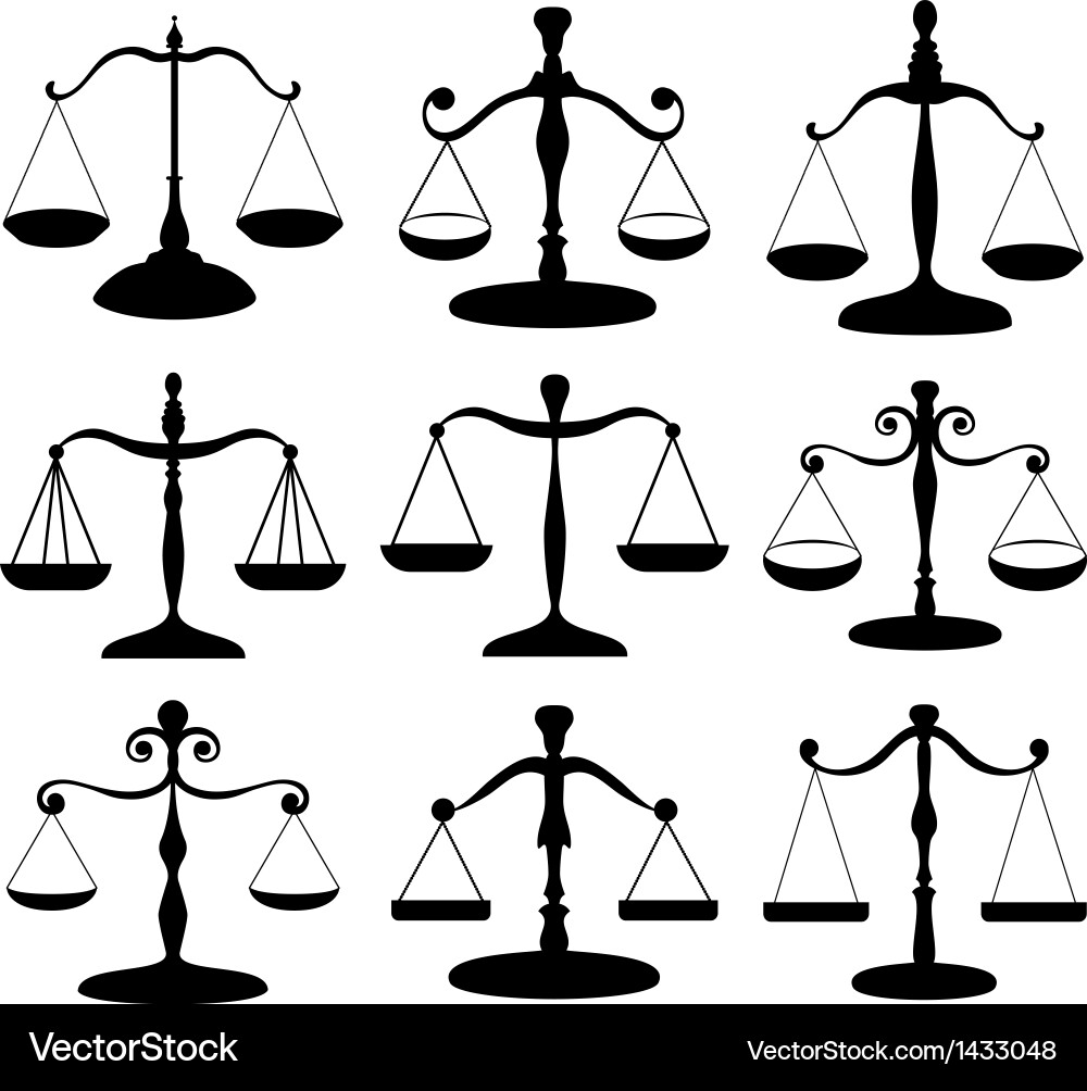 Law Scale Vector