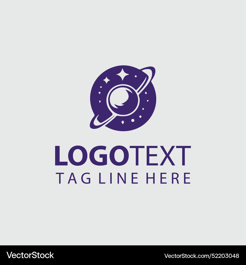 Planets logo Royalty Free Vector Image - VectorStock
