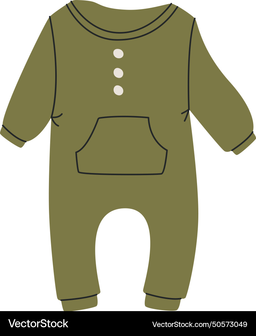 Baby bodysuit clothes Royalty Free Vector Image