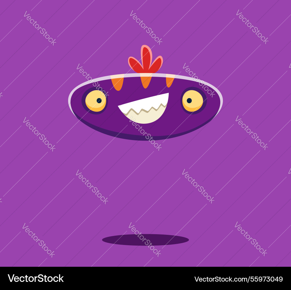 Crazy Monster Punctuation Font Royalty Free Vector Image