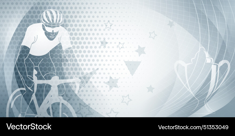 Cycling themed background Royalty Free Vector Image