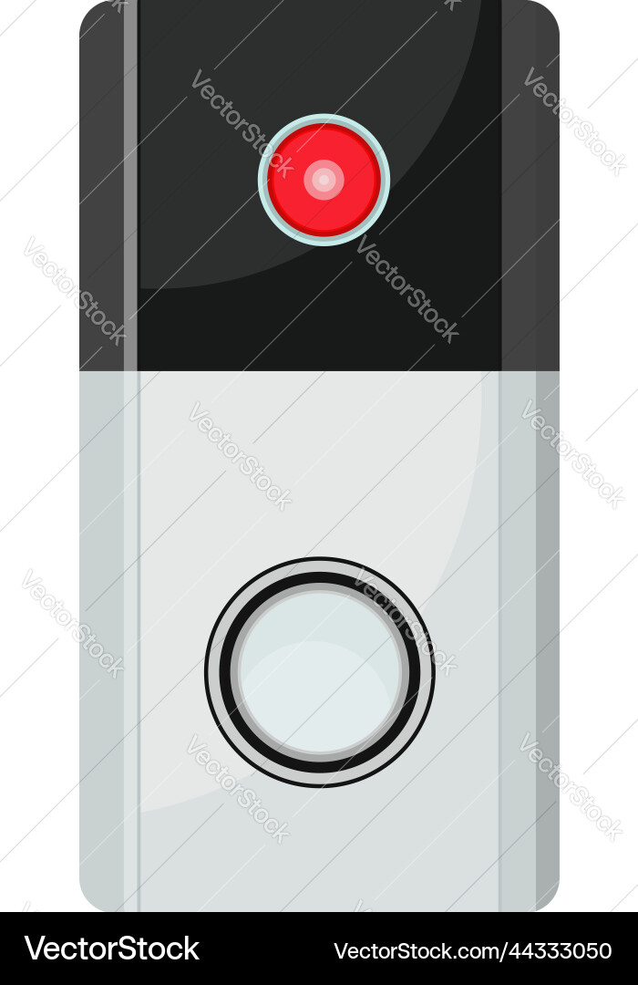 Modern Digital Doorbell Icon Royalty Free Vector Image