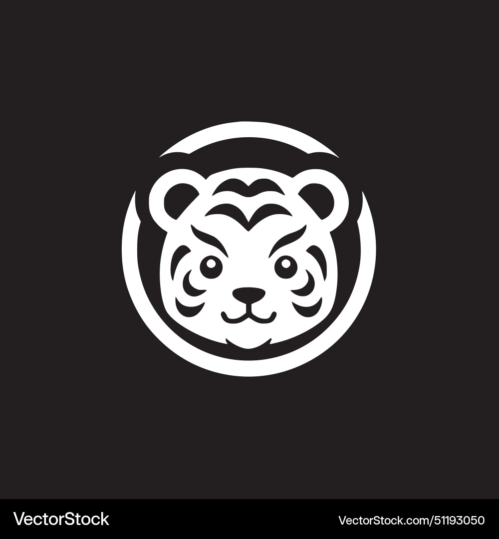 Tiger baby - high quality logo ideal Royalty Free Vector