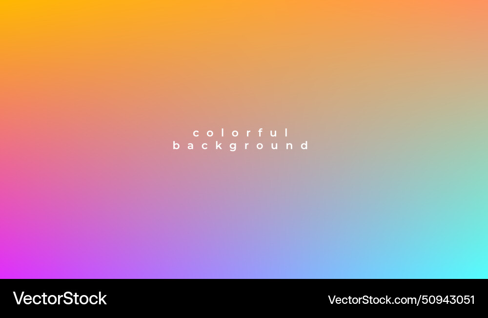 Abstract and blurry colorful background in Vector Image