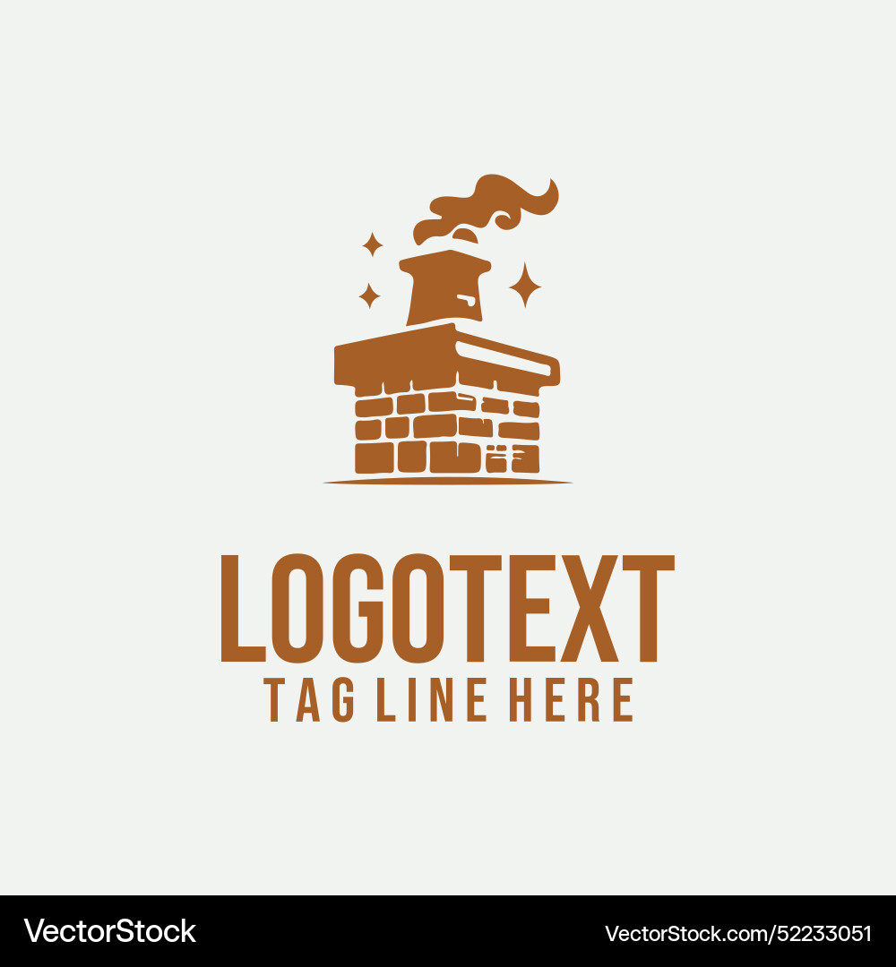 Chimney logo Royalty Free Vector Image - VectorStock