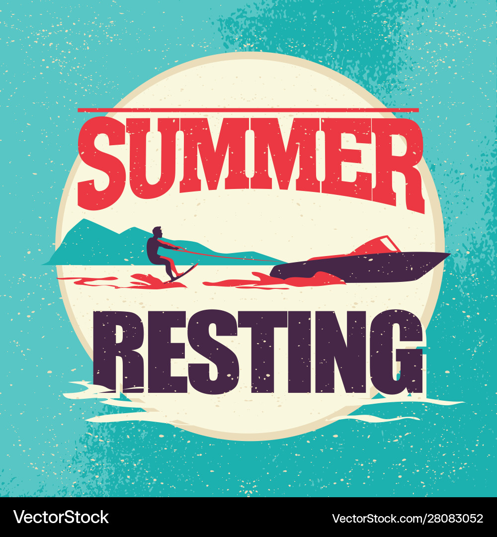 Windsurf Poster Summer Vector Images (over 160)