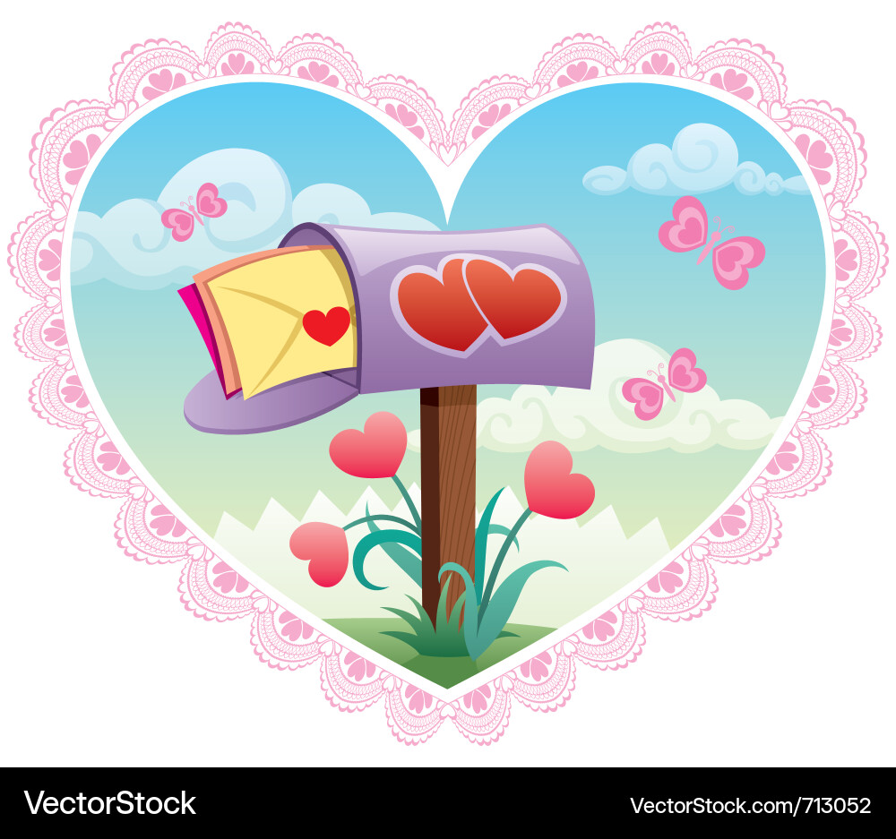 Love mail Royalty Free Vector Image - VectorStock