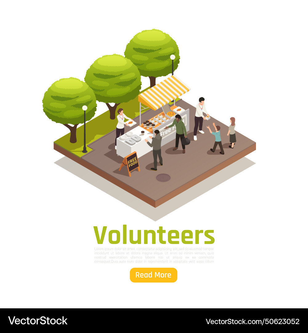 Outdoor food sharing background Royalty Free Vector Image