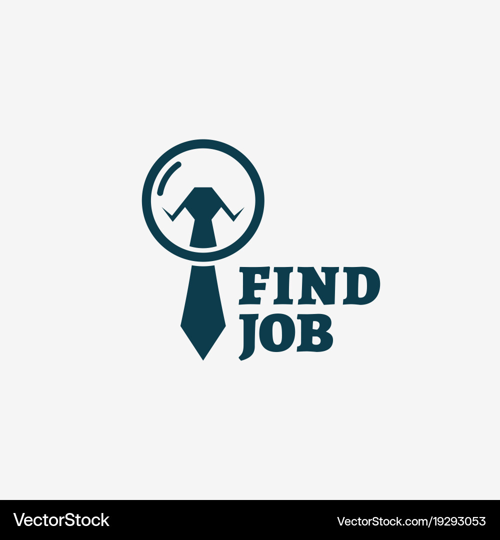Find job logo Royalty Free Vector Image - VectorStock