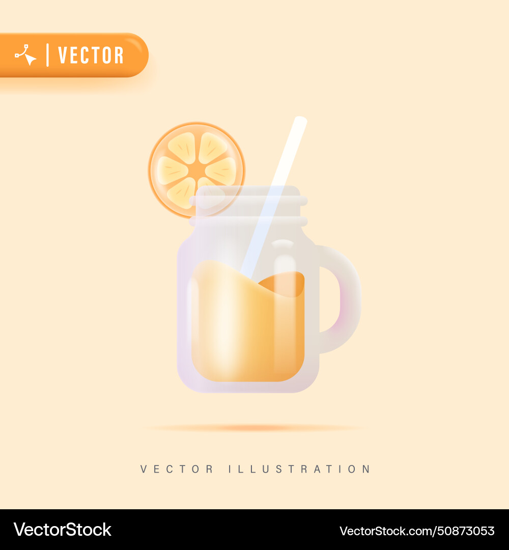 Orange juice Royalty Free Vector Image - VectorStock