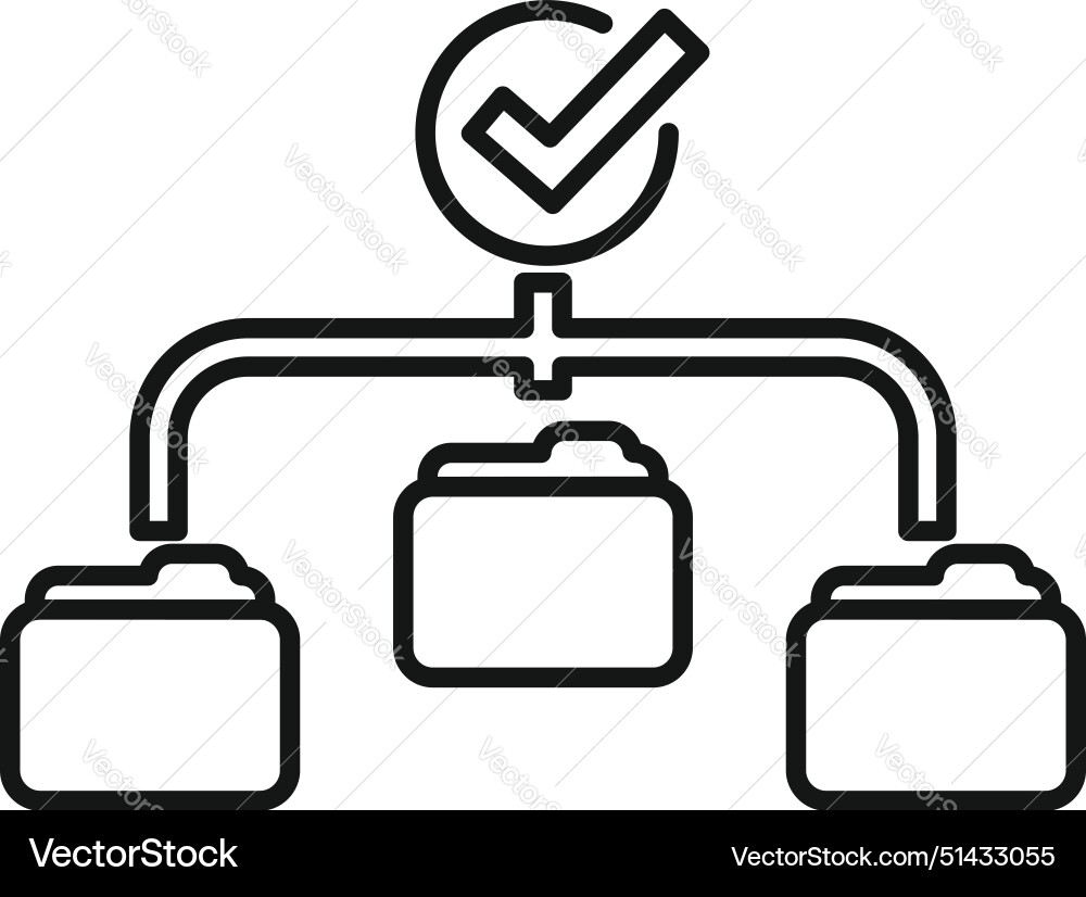 A process chart Royalty Free Vector Image - VectorStock