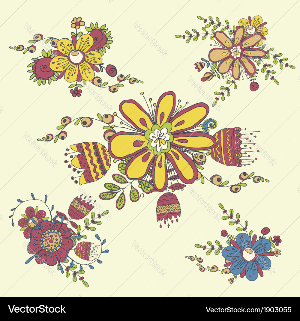 Floral background design Royalty Free Vector Image