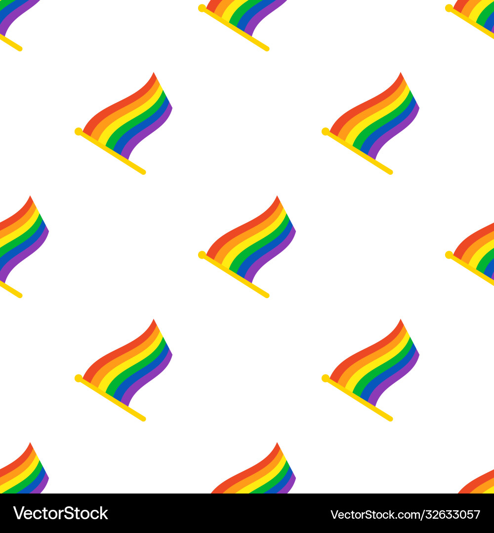 LGBT Pride Seamless Pattern Royalty Free Vector Image
