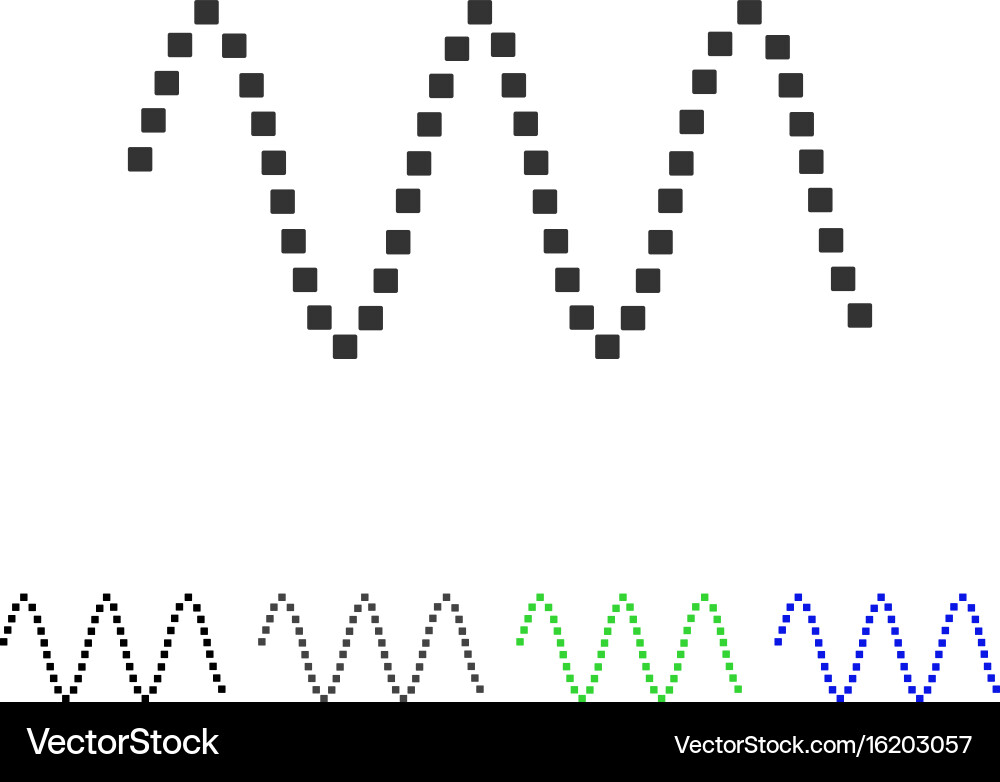 Sinusoid Wave Icon Royalty Free Vector Image - VectorStock