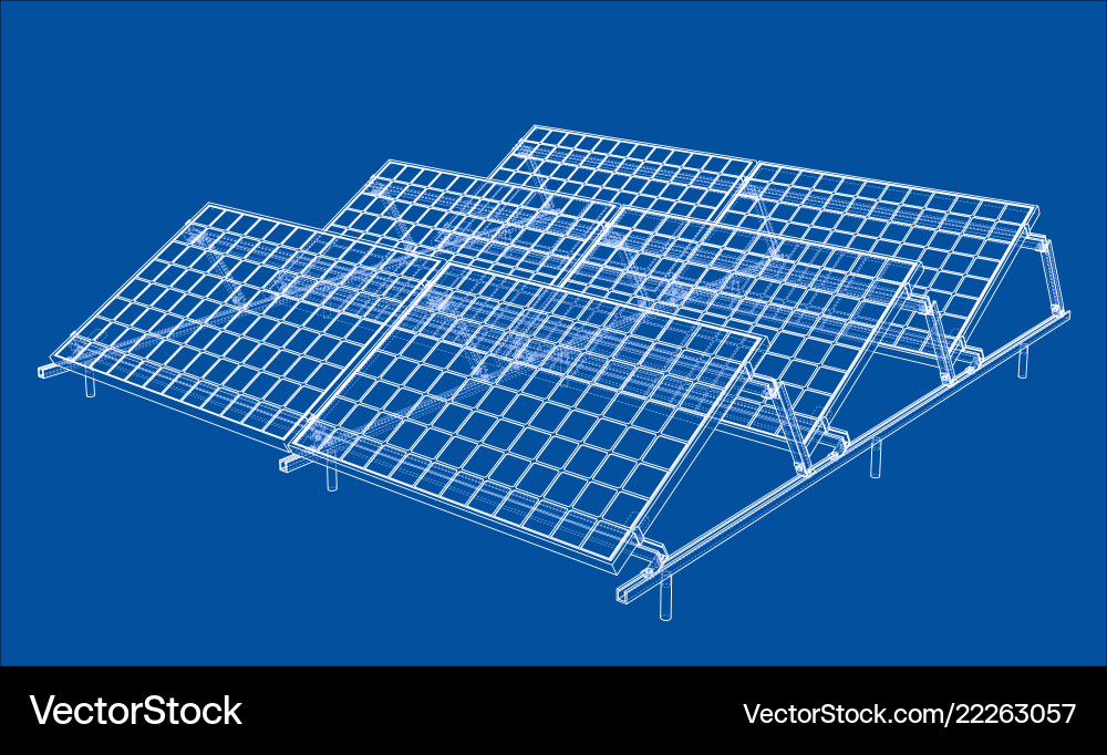 Solar panel concept Royalty Free Vector Image - VectorStock