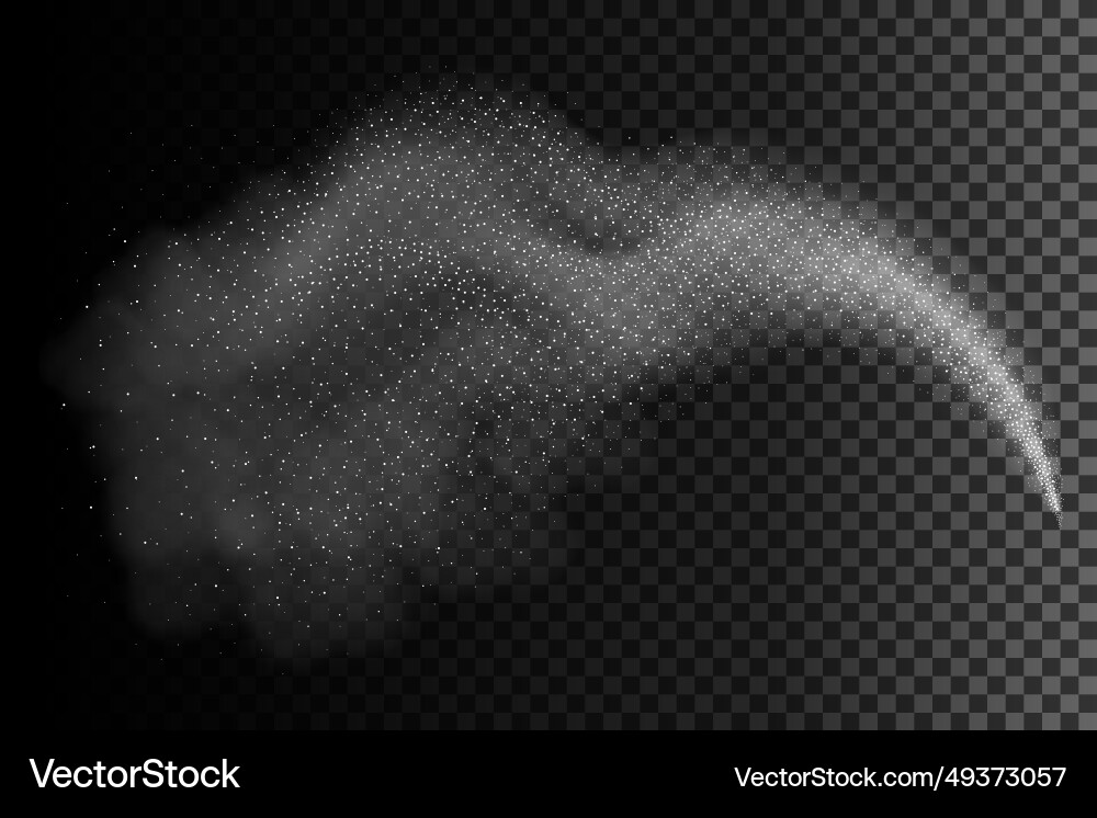 Water spray isolated Royalty Free Vector Image