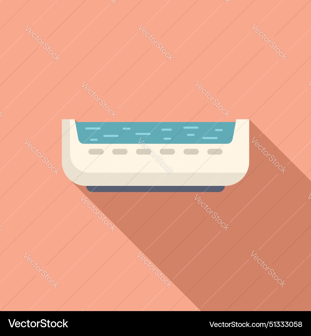 Minimalistic air conditioning unit icon Royalty Free Vector