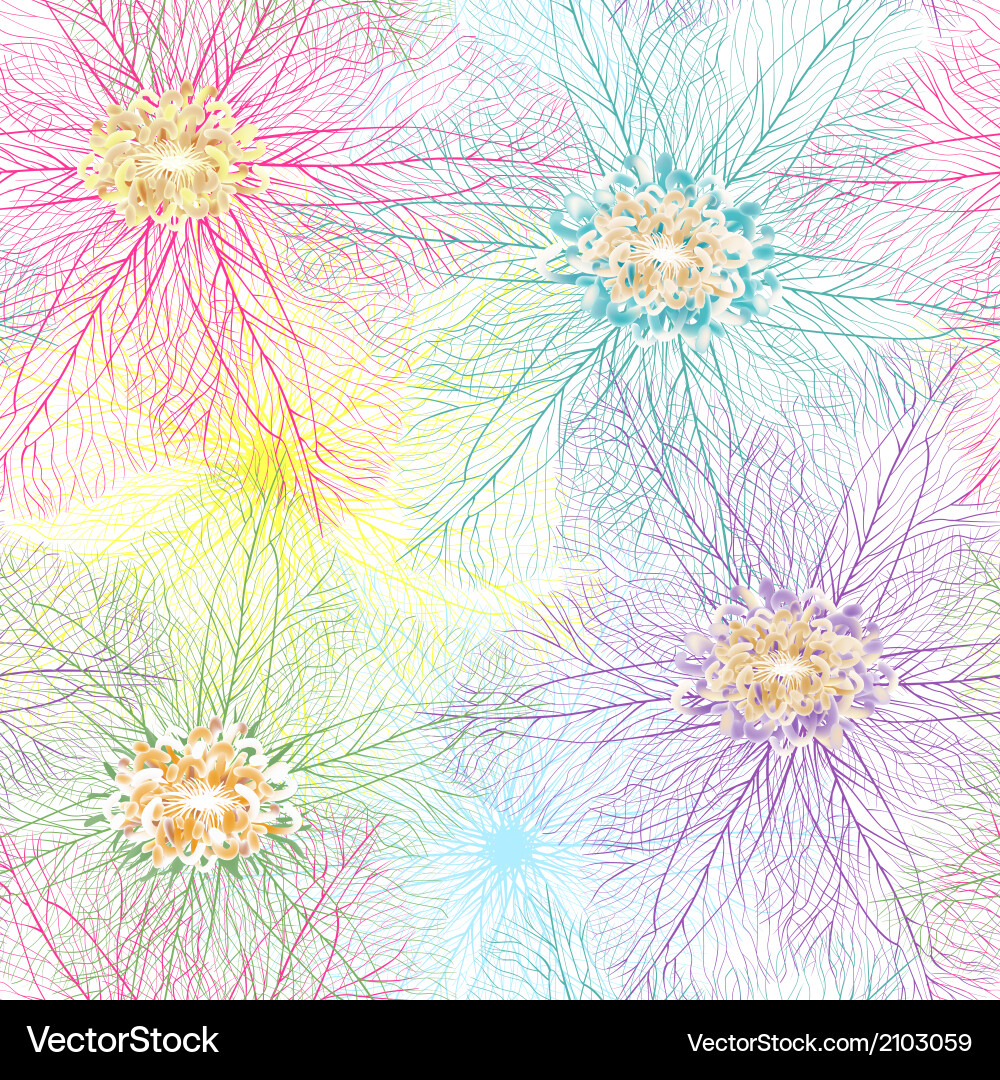 Floral Abstract Texture Royalty Free Vector Image