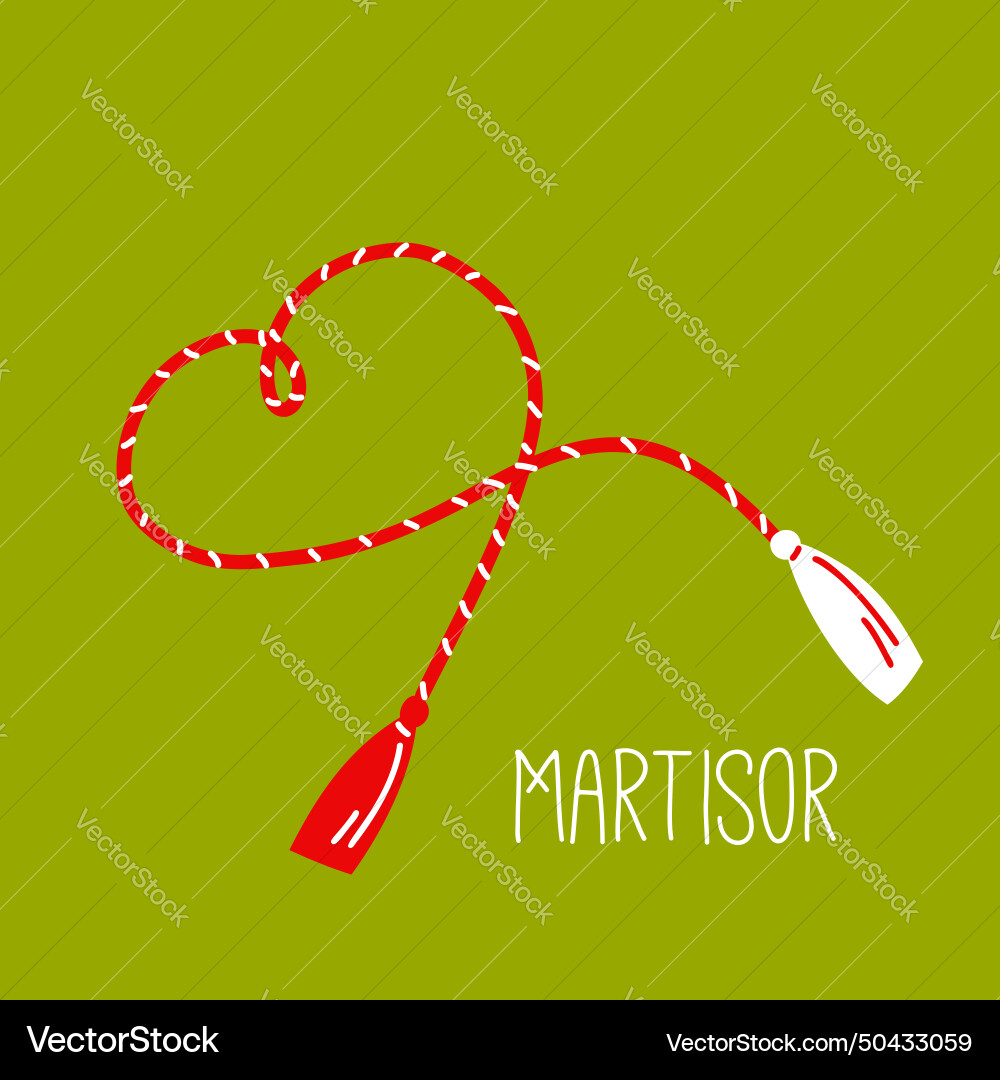 Martisor spring symbol folklore red Royalty Free Vector