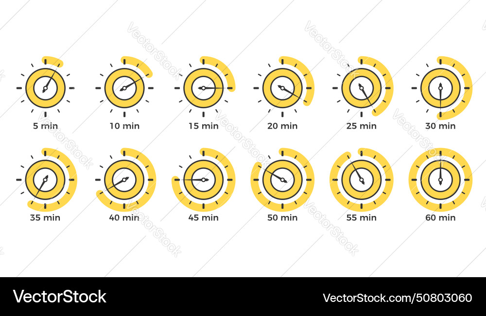 Clock Royalty Free Vector Image - VectorStock