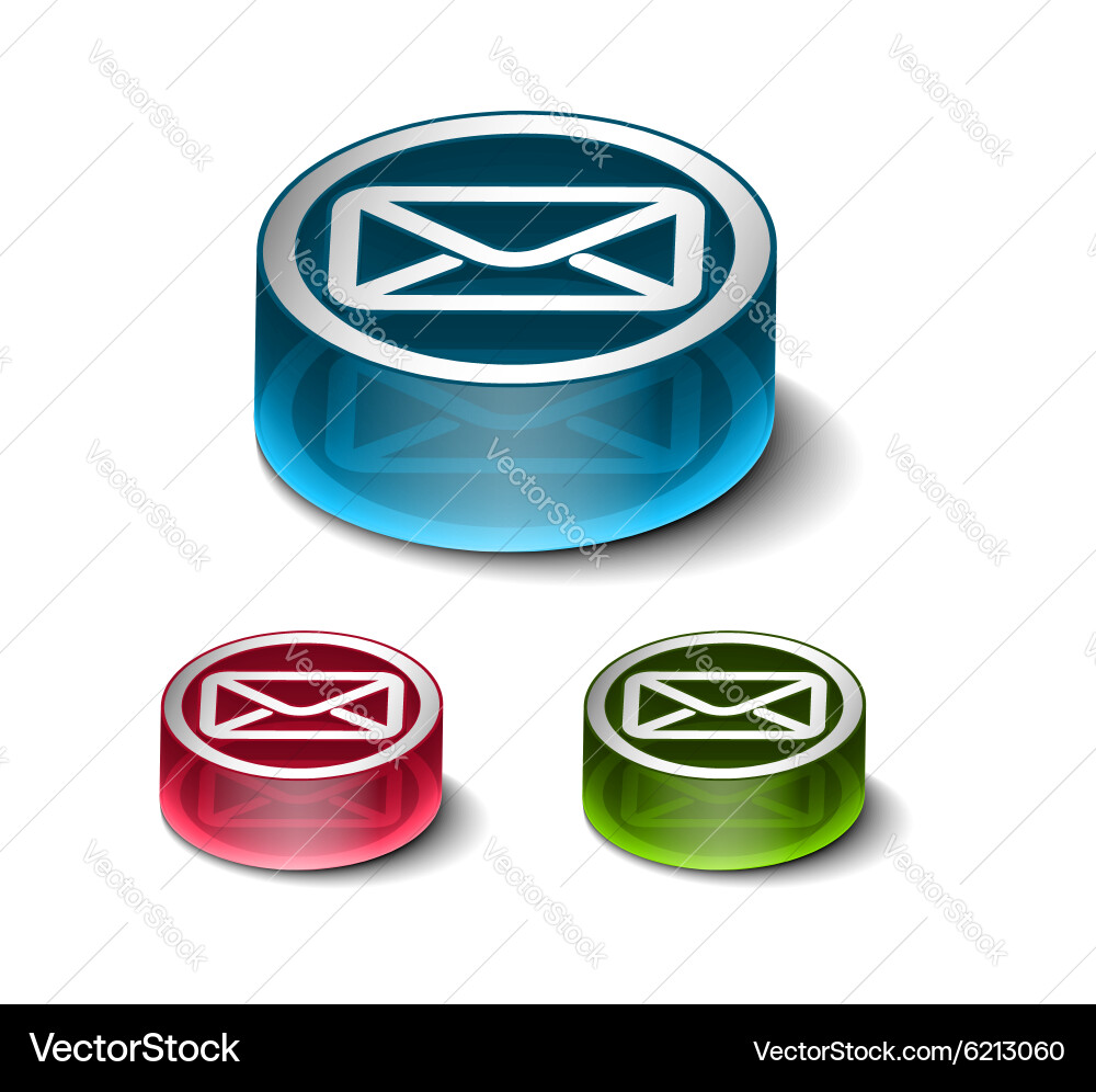 Email icon web design Royalty Free Vector Image
