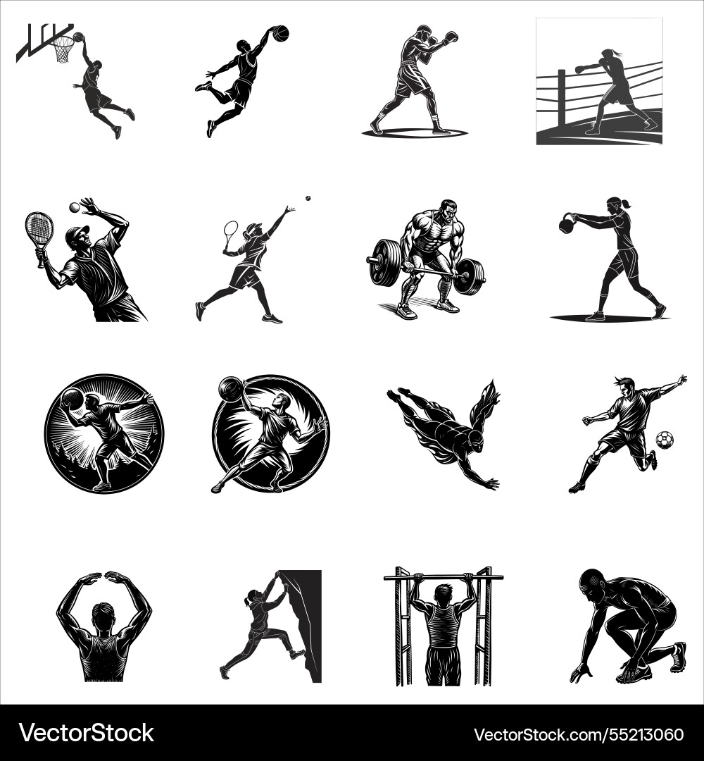 Fitness exercise Royalty Free Vector Image - VectorStock