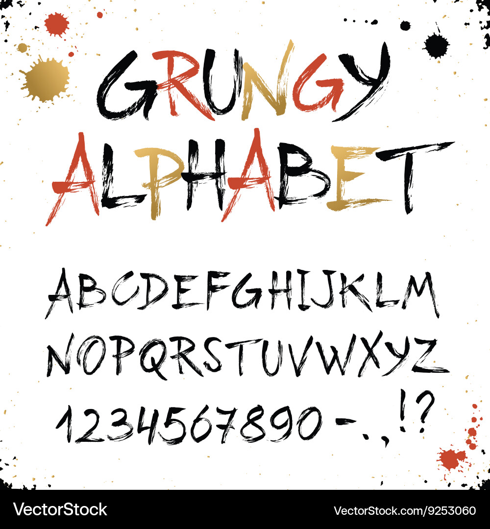 Modern alphabet Royalty Free Vector Image - VectorStock