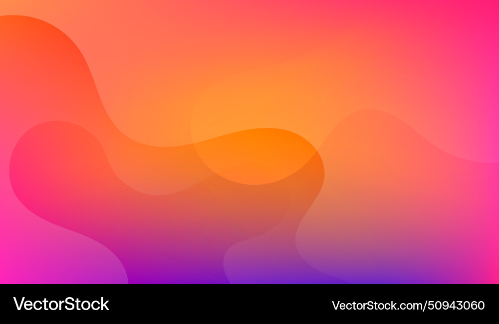 Modern and elegant colorful gradient backdrop in Vector Image