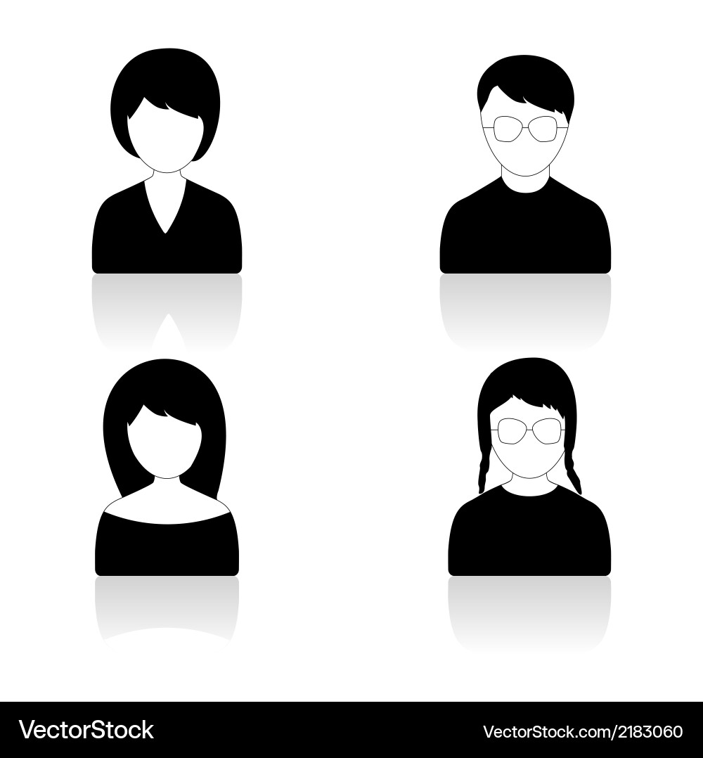People icon Royalty Free Vector Image - VectorStock